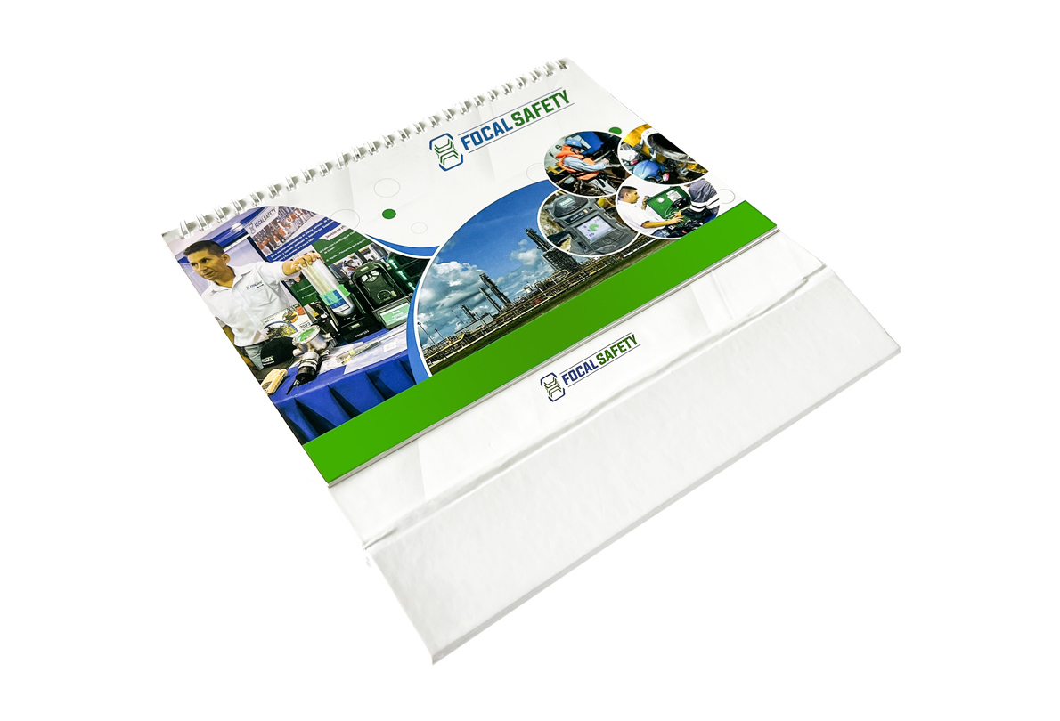 Calendario horizontal, 13 hojas con tapa dura - Printperu